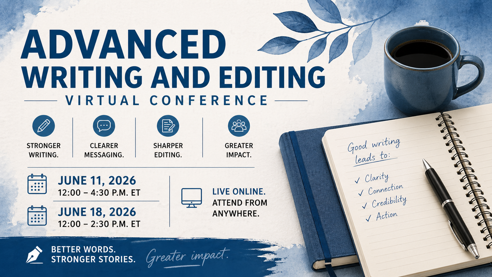 2026 Advanced Writing and Editing Virtual Conference